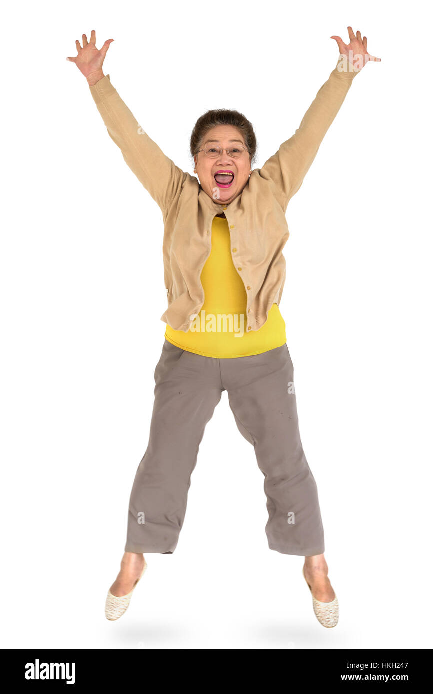 Woman face portrait wow Cut Out Stock Images & Pictures - Alamy