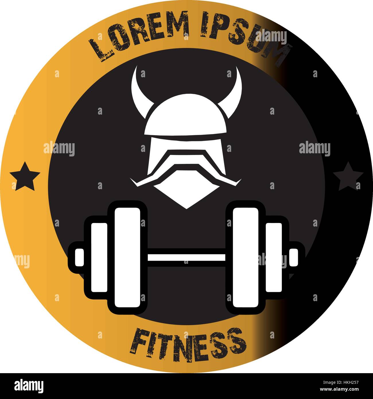 Viking Fitness Logo Design Concept. Eps 8 supported Stock Vector Image ...
