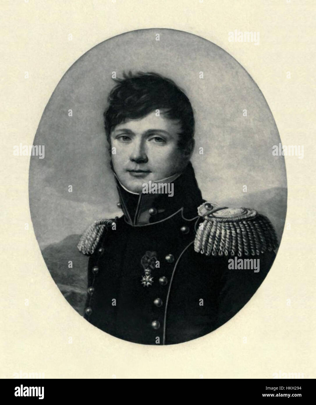 A portrait of General Marbot, a prominent French military officer ...