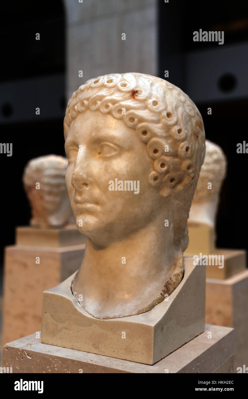 Poppaea Sabina (30-65). Roman empress from 63 to 64. Nero's Wife and ...