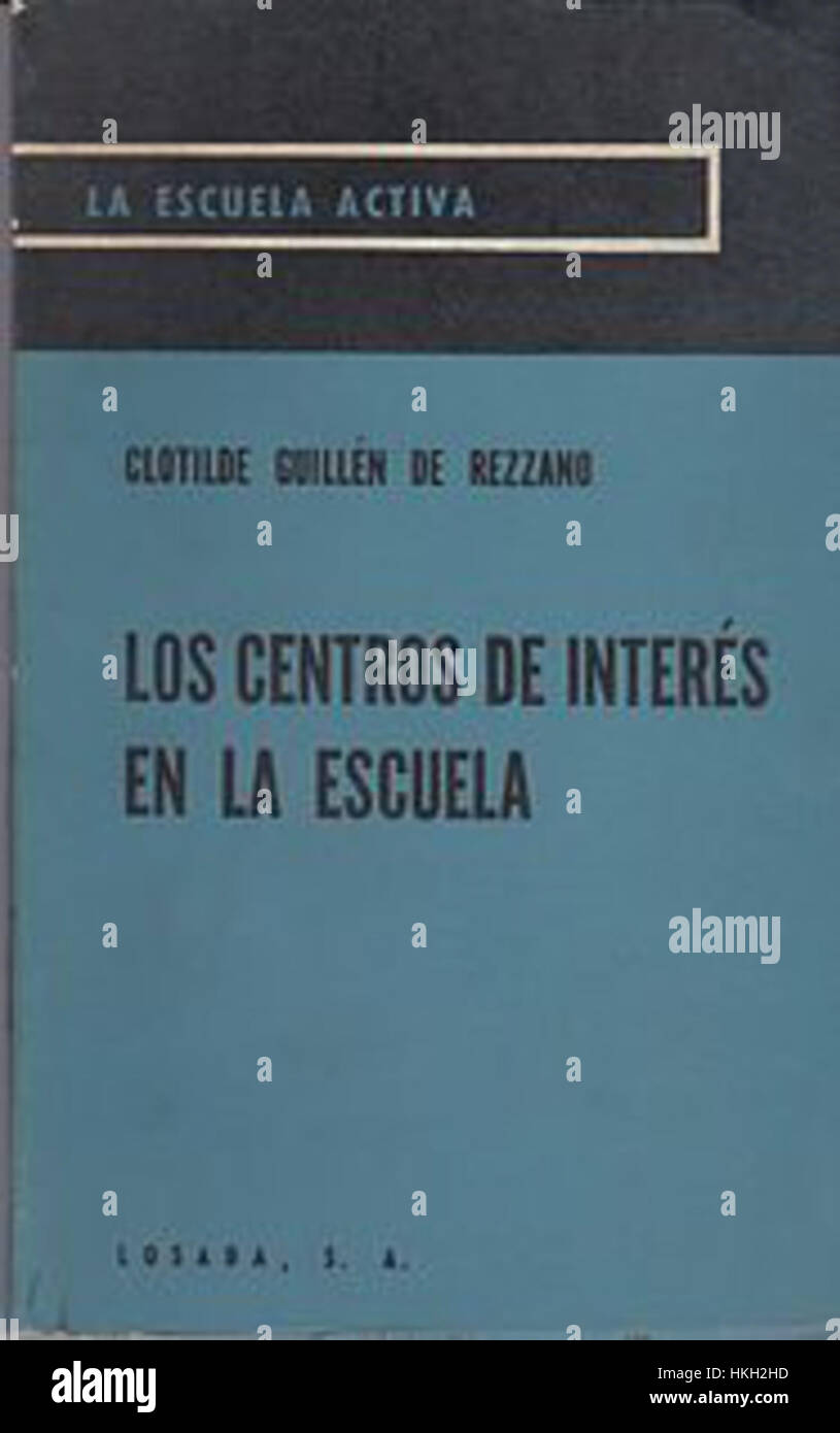 'Centros de interes' is an artistic representation focused on points of ...