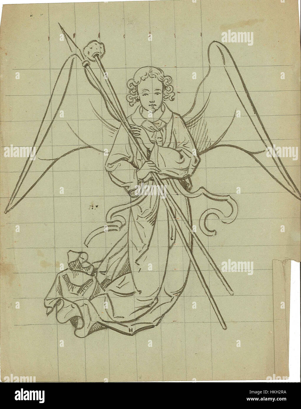 This design by Cuypershuis features an angel holding passion tools ...