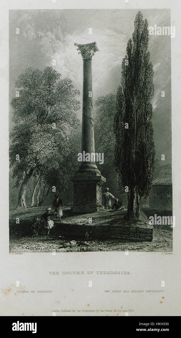 Column of theodosius hi-res stock photography and images - Alamy