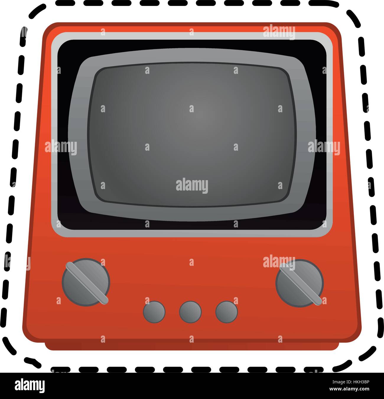 retro television icon Stock Vector Image & Art - Alamy