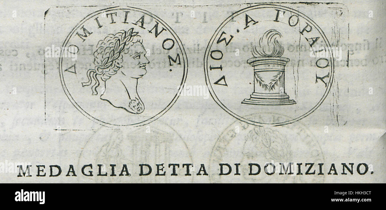 This coin, known as 'Medaglia detta di Domiziano', was created by ...