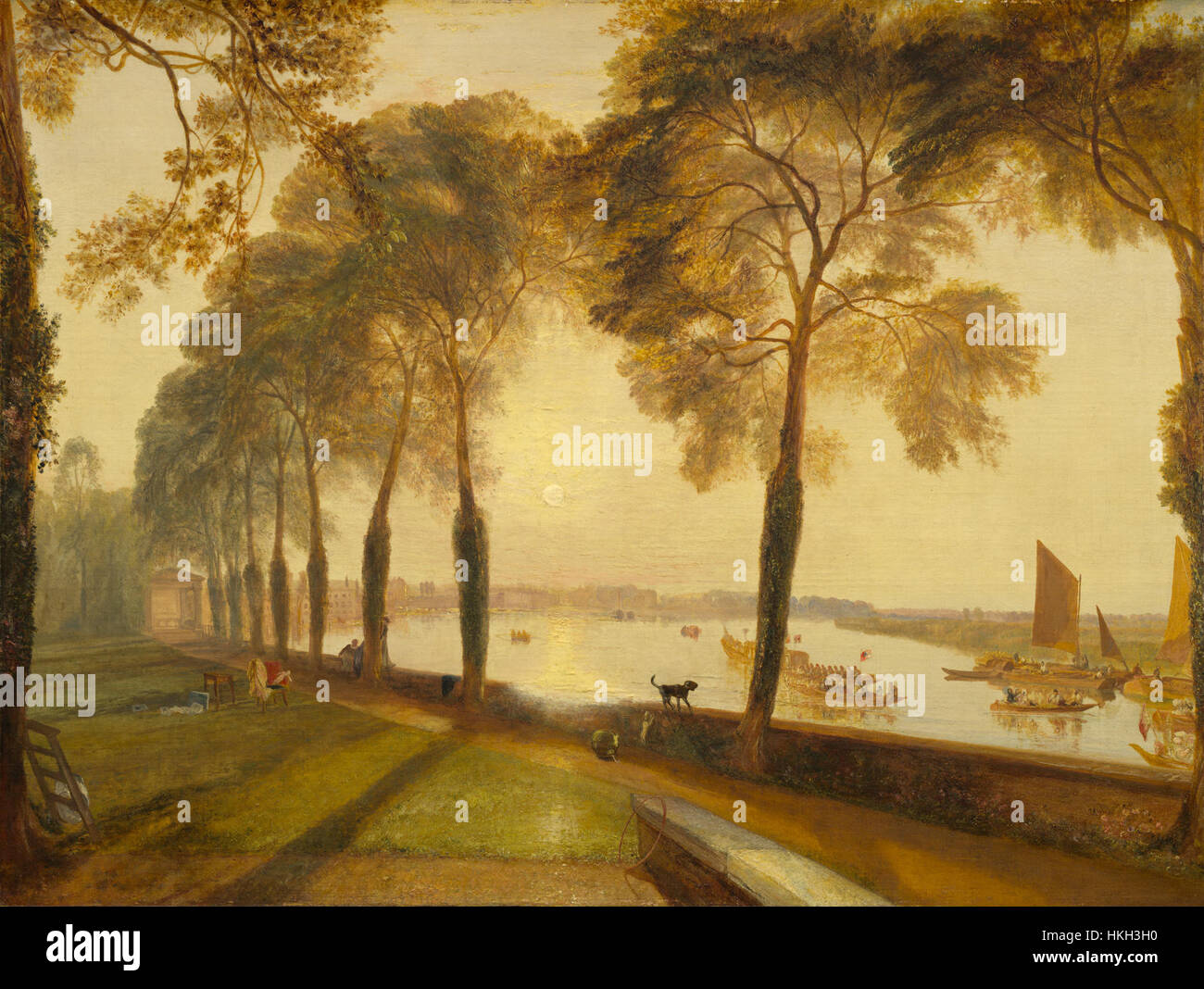 *Mortlake Terrace A11264* is an early 19th-century depiction of a ...