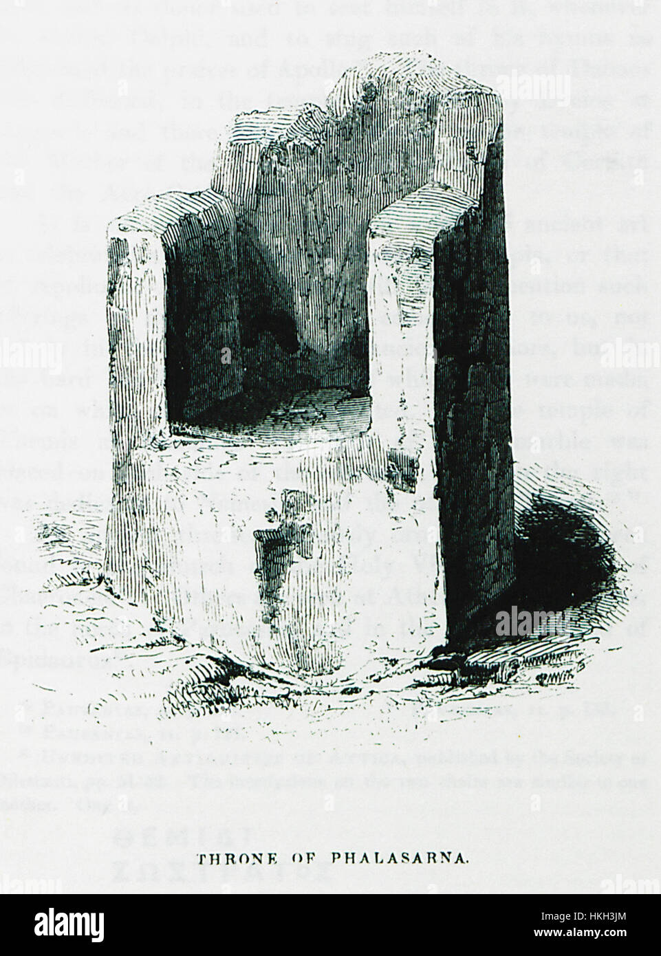 'Throne of Phalasarna' by Robert Pashley (1837) is a historical ...
