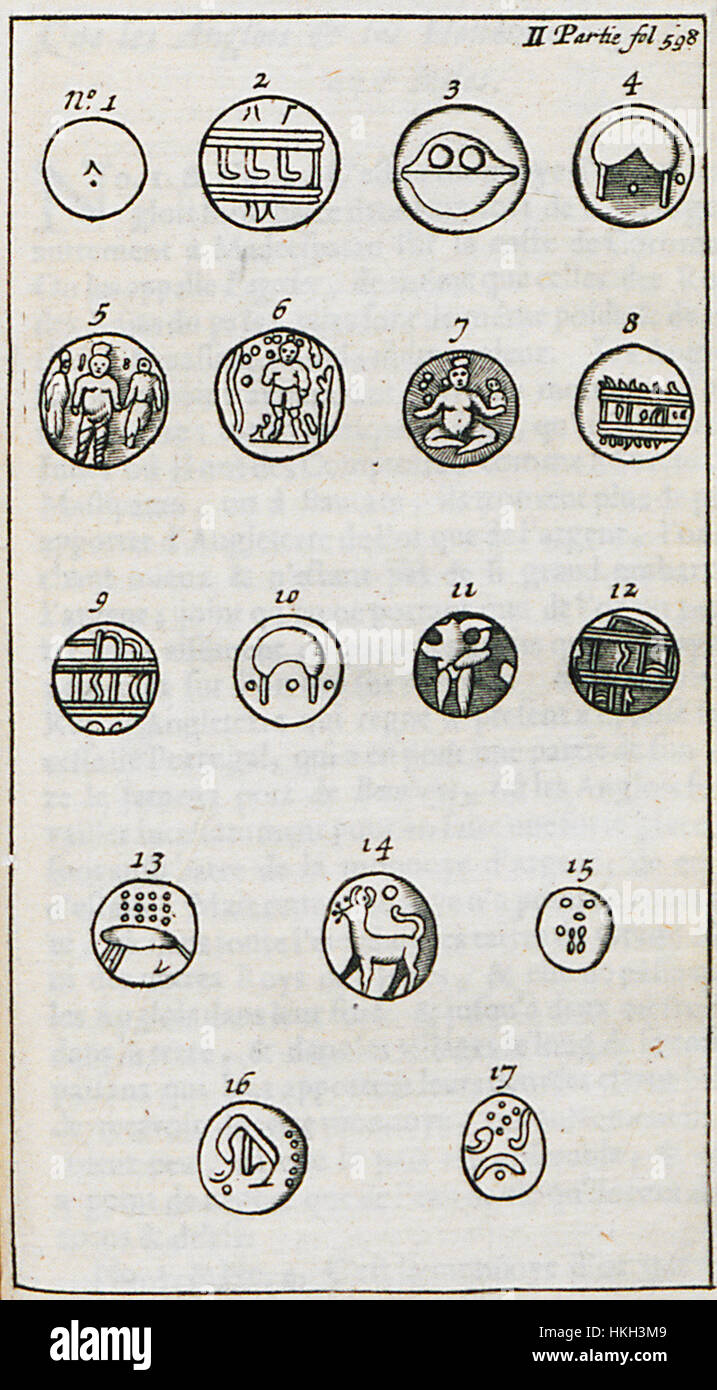 Jean Baptiste Tavernier’s 1692 work documents gold coins, known as ...