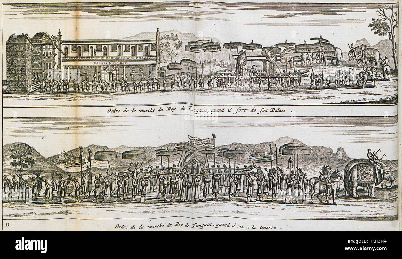 This 1692 painting by Jean Baptiste depicts the royal procession of the ...