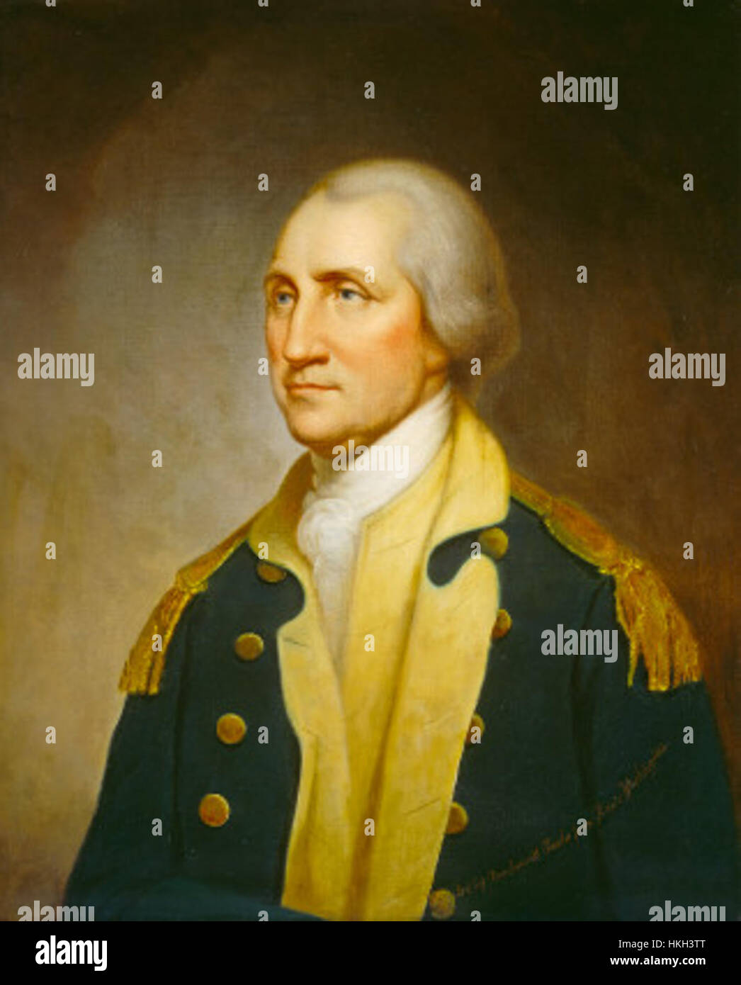 George washington rembrandt peale Stock Photo - Alamy