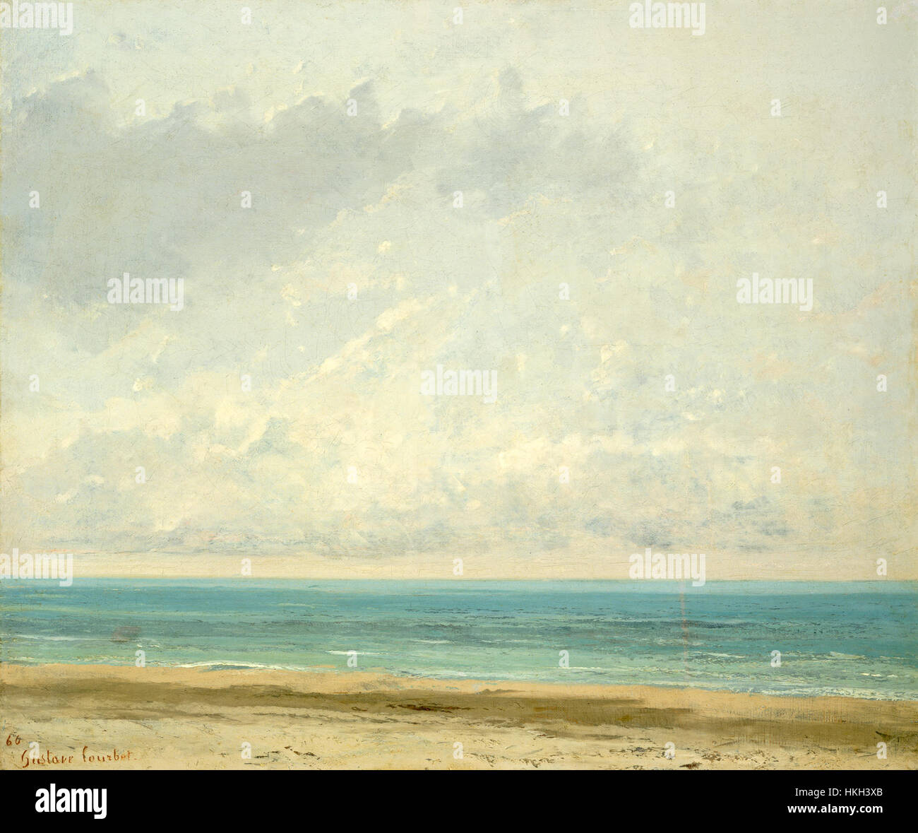 'Calm Sea' is a peaceful seascape painting capturing the tranquil ...