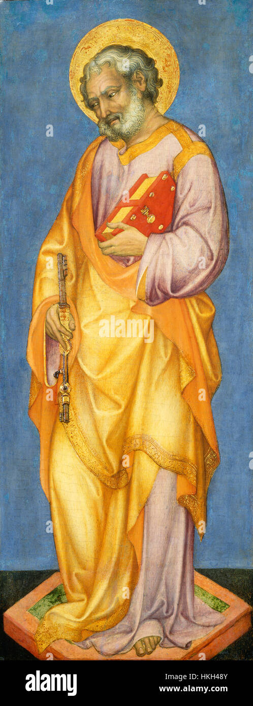 This depiction of Saint Peter, labeled SC132, presents the revered ...