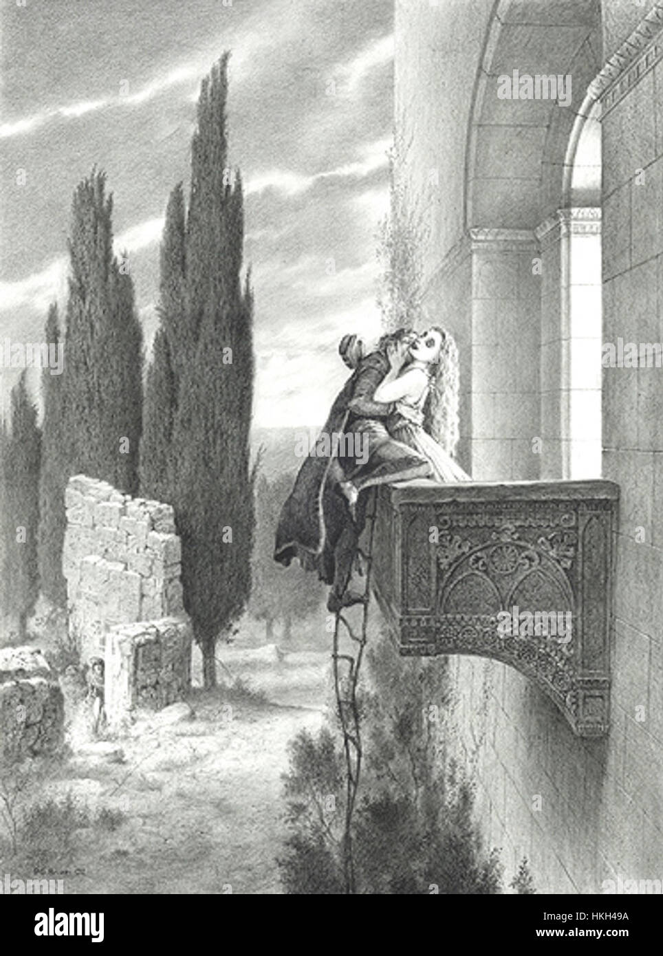 Gustave DorÃ©â€™s illustration of Canto 5 from 'Orlando Furioso ...