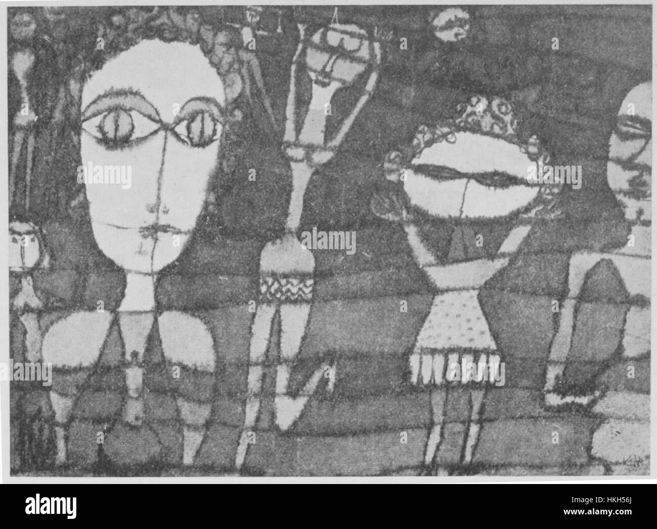 This 1930 illustration by Paul Klee is part of his exploration of ...