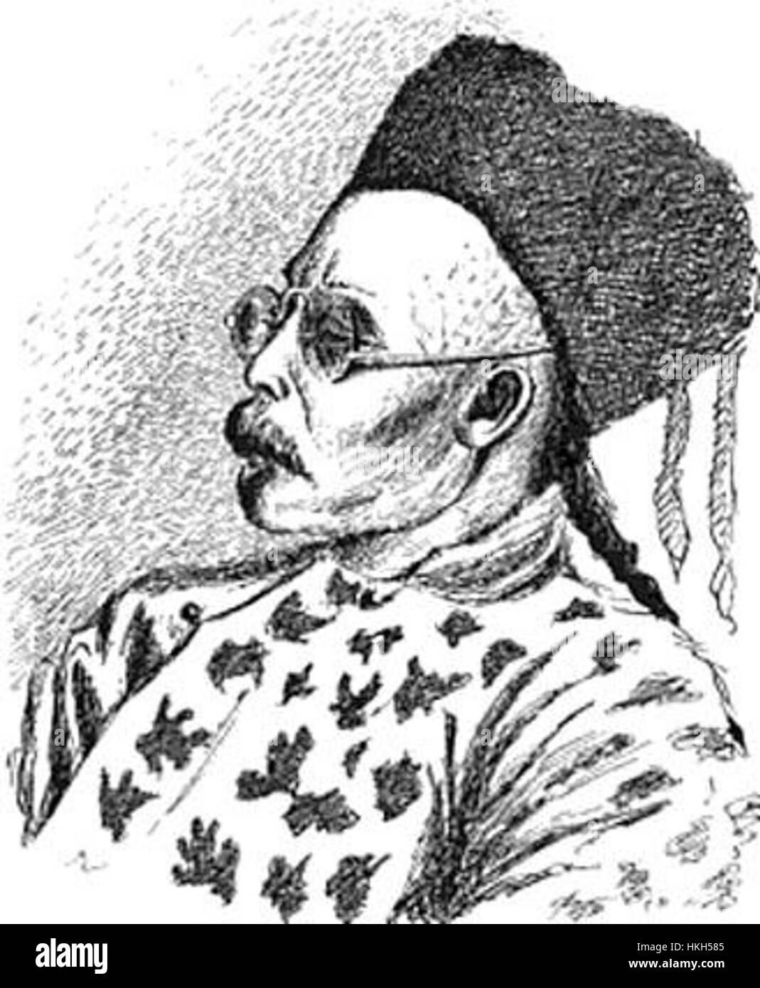 This portrait of Liu Darin, the Amban (governor) of Khotan, is a ...