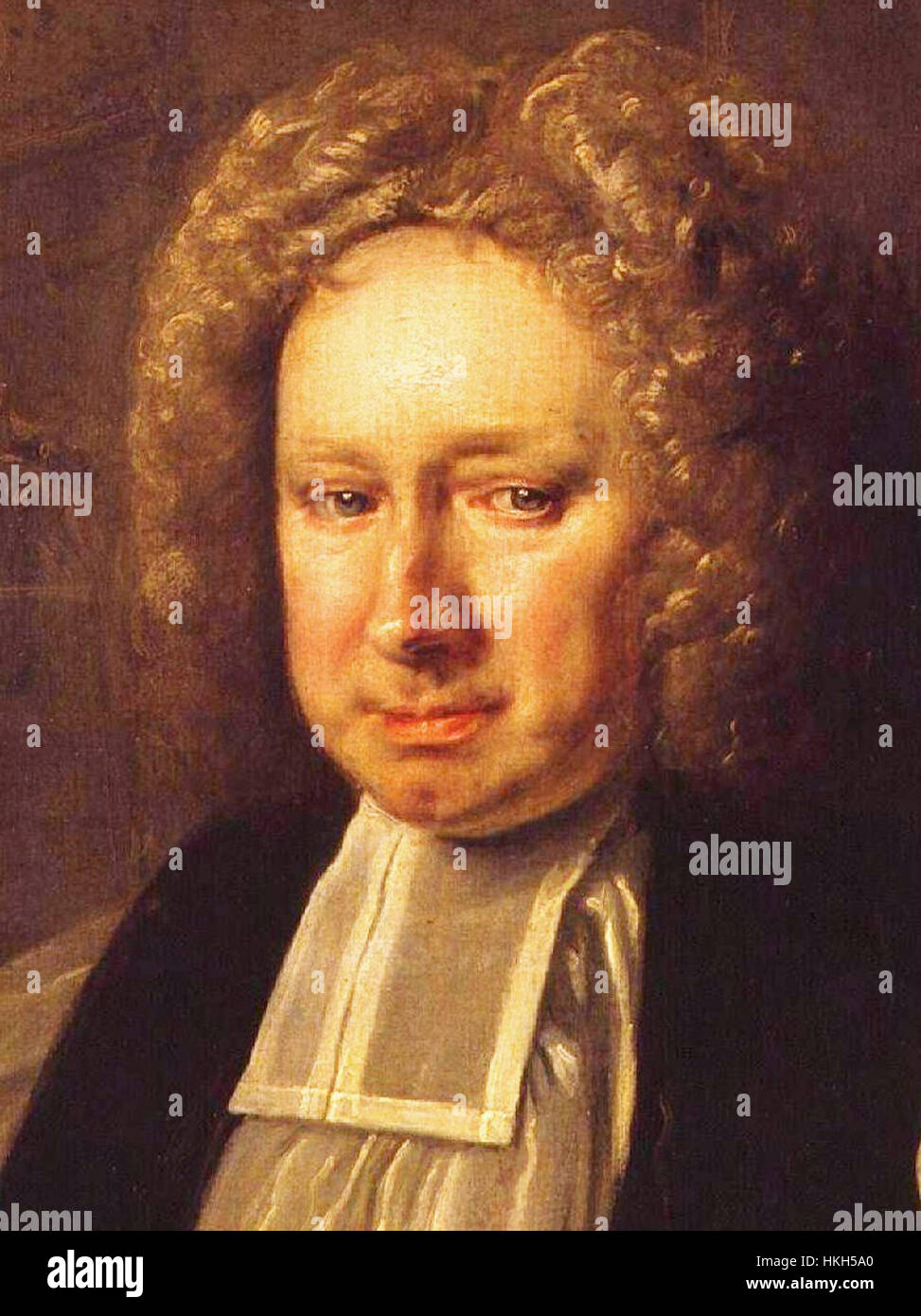 A detailed view of the painting 'William Wake' by Thomas Hill ...