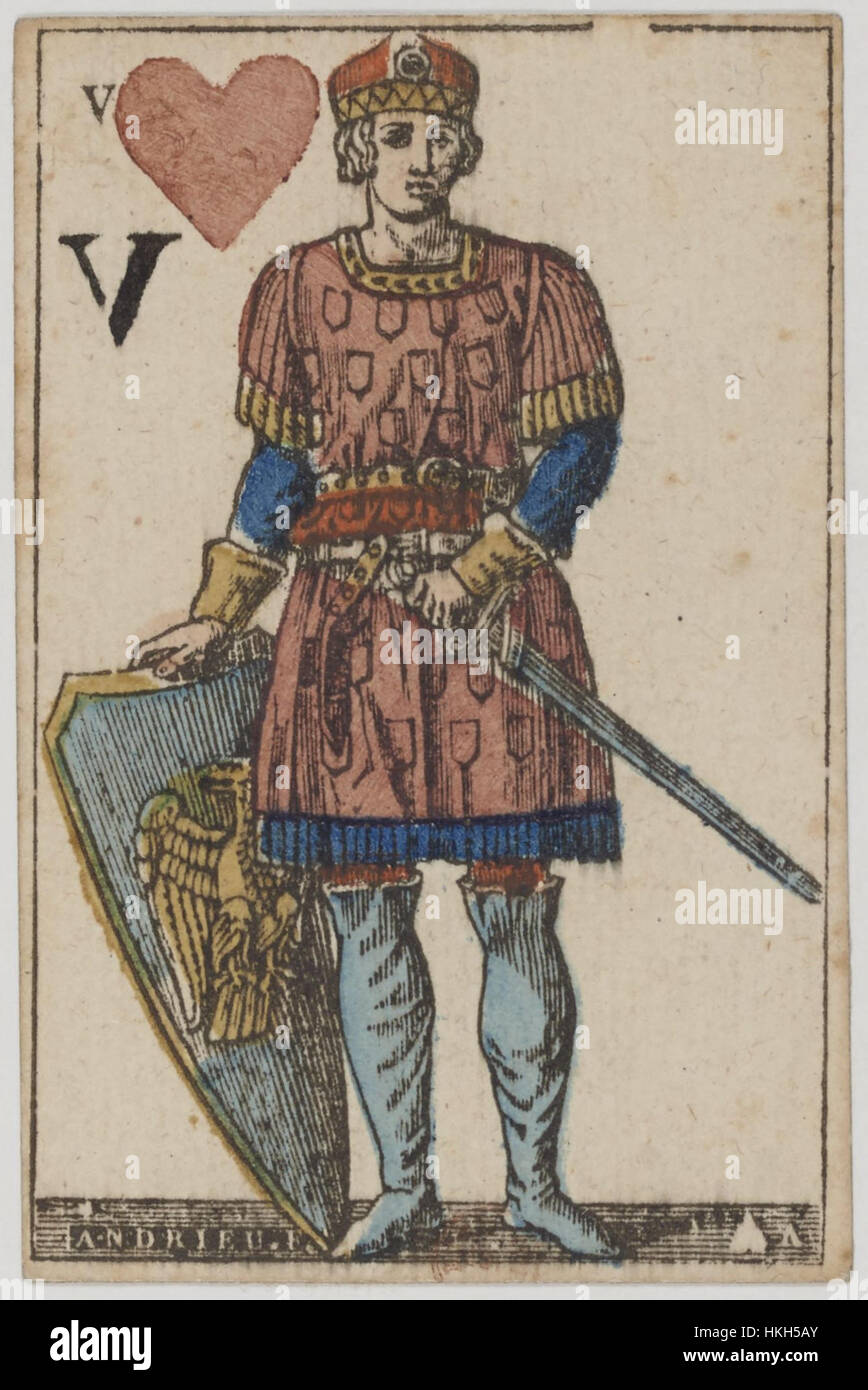 This 1810 card deck from the First French Empire features the Jack of ...
