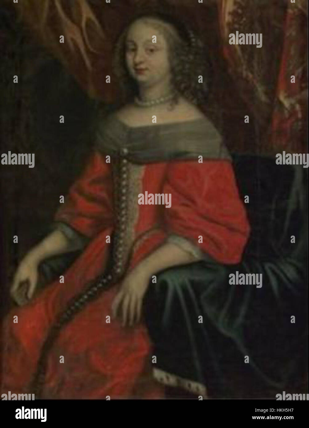 Elizabeth Brahe c. 1670 Stock Photo - Alamy