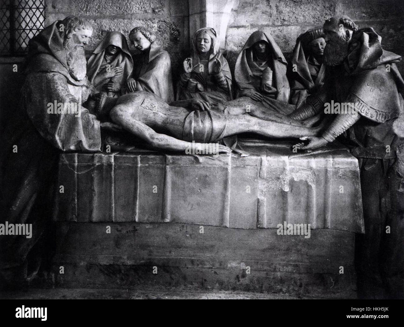 'Entombment' is a French painting that depicts the burial of Christ ...