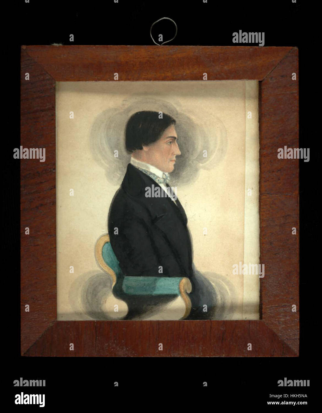 This portrait painting from 18th-century Europe presents a gentleman in ...