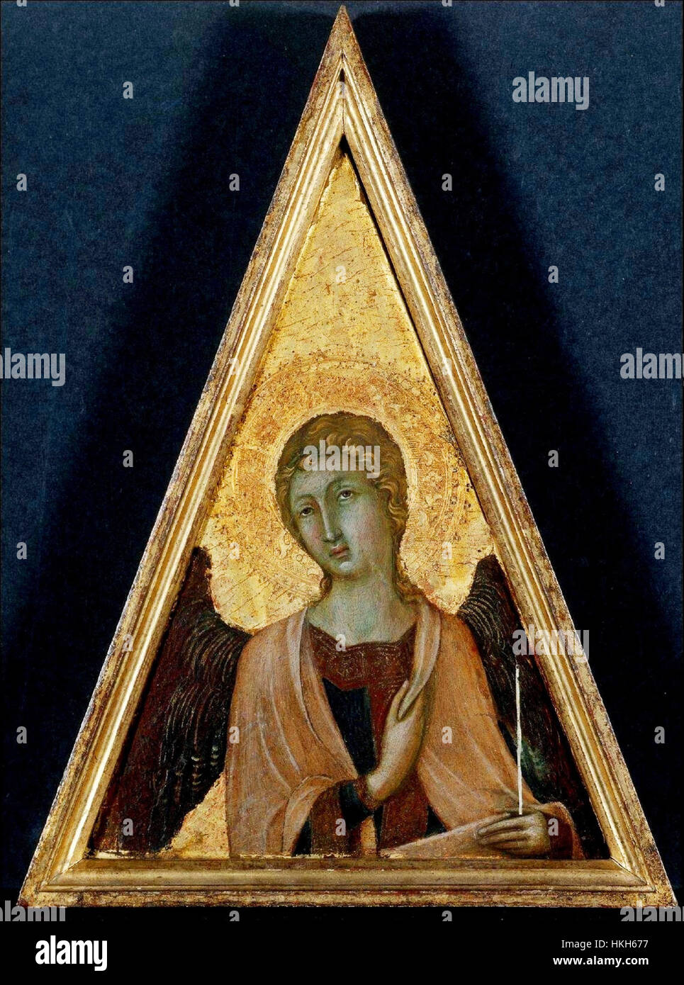 Niccolo di Segna's 'An Angel,' painted around 1340, is an important ...