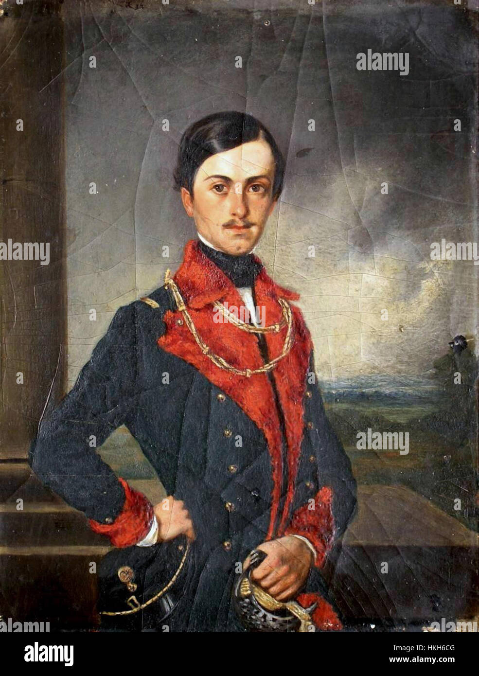 This portrait of Antoni Potocki, a notable historical figure, captures ...