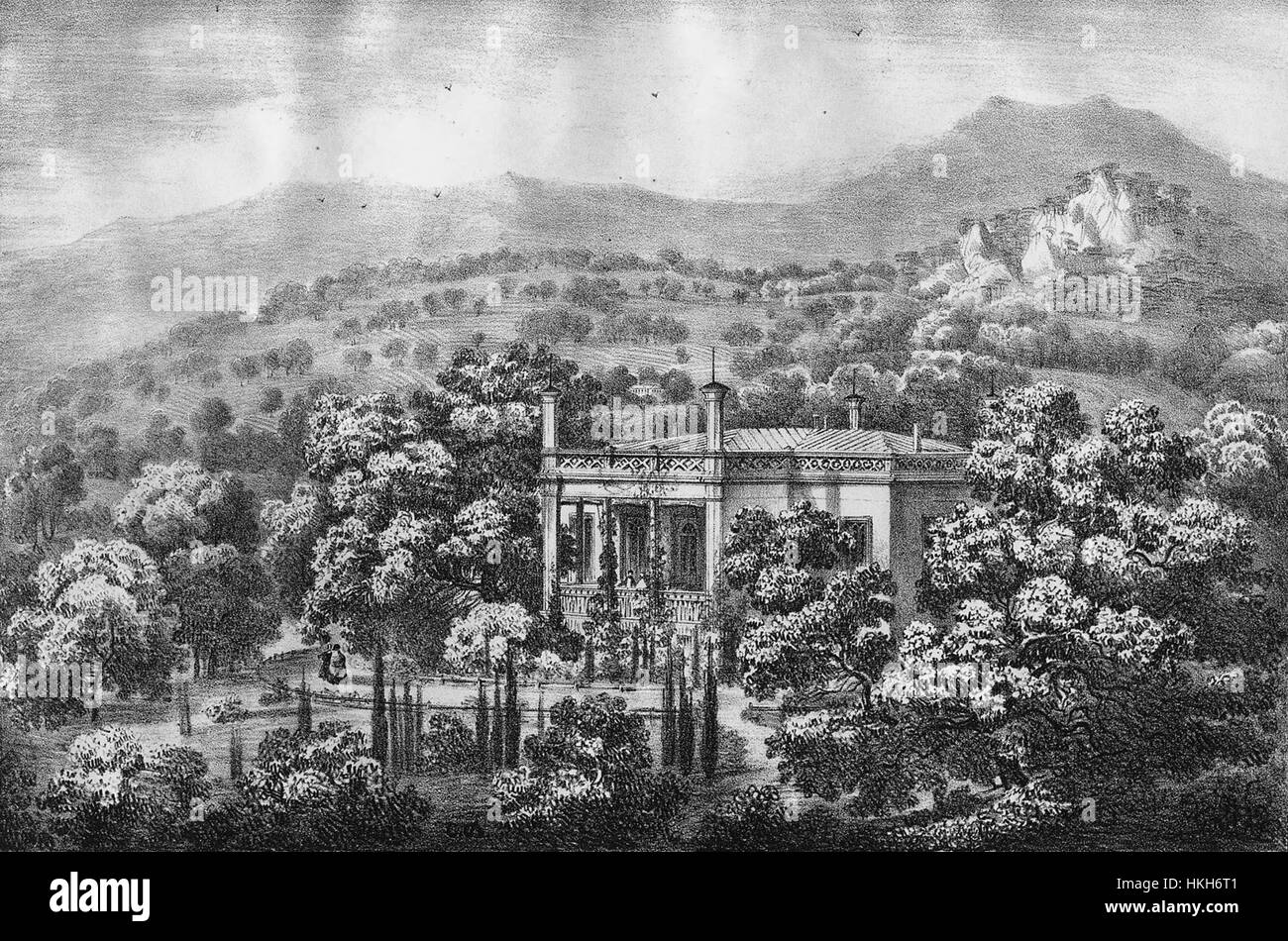 Carlo Bossoli's painting of Vasili Saray depicts the grandeur and ...