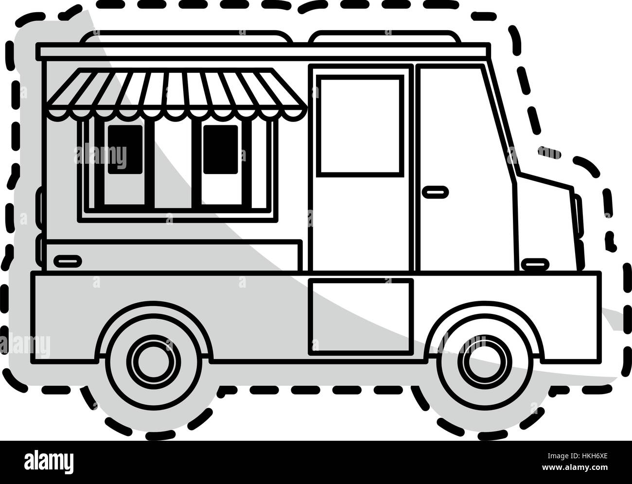 ice cream car icon Stock Vector Image & Art - Alamy