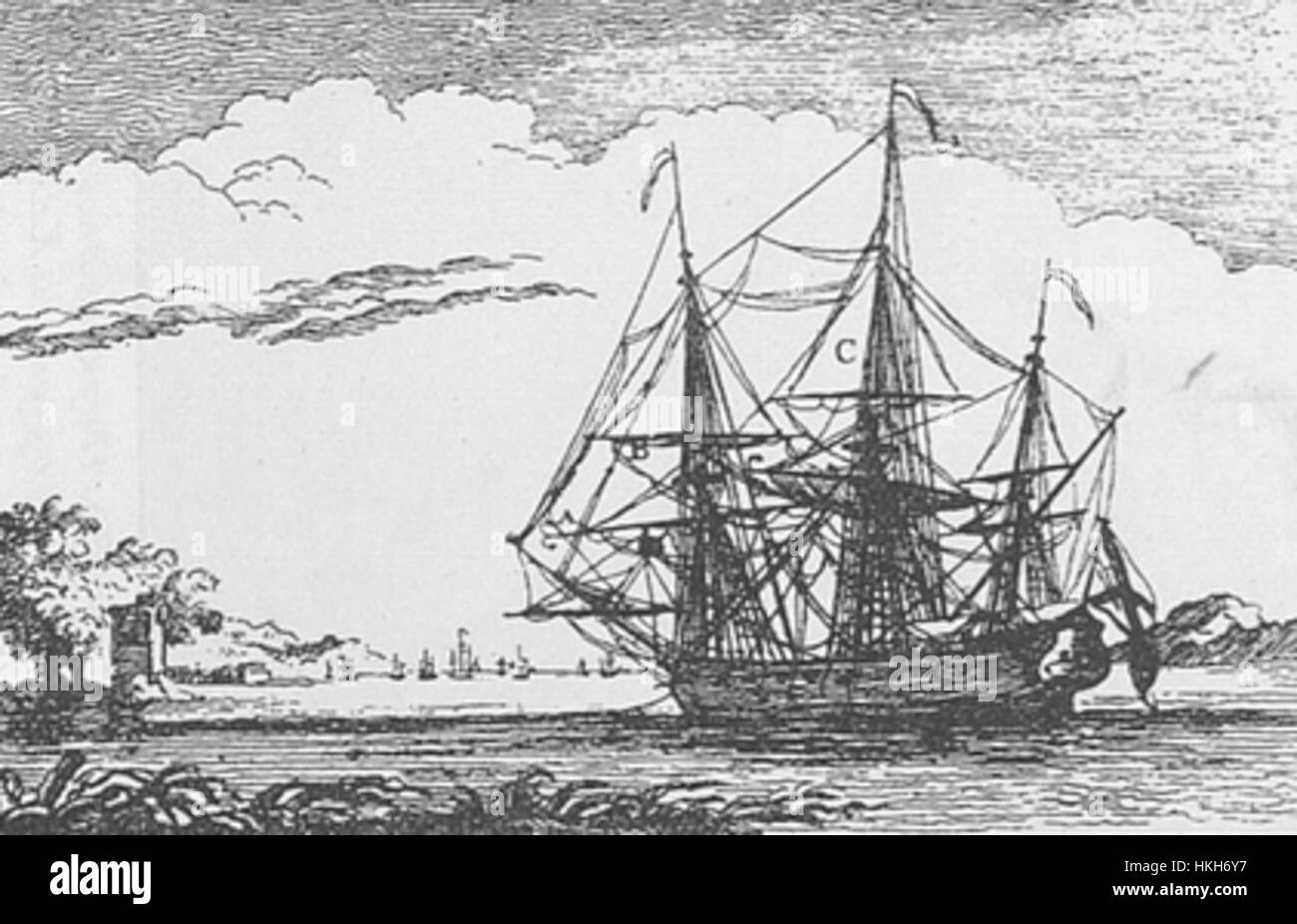 19th century british ship hi-res stock photography and images - Alamy