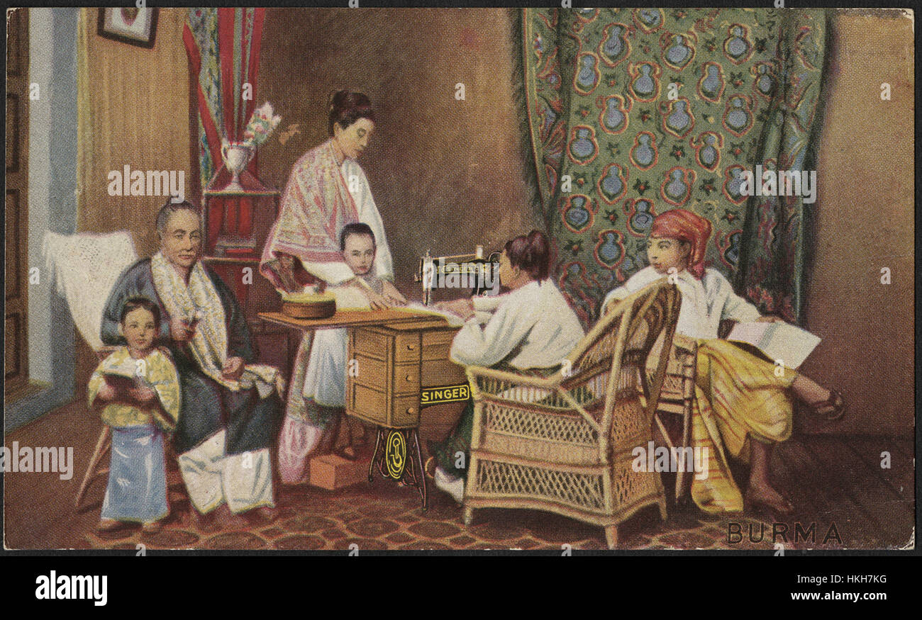 Burma - Singer (front Stock Photo - Alamy
