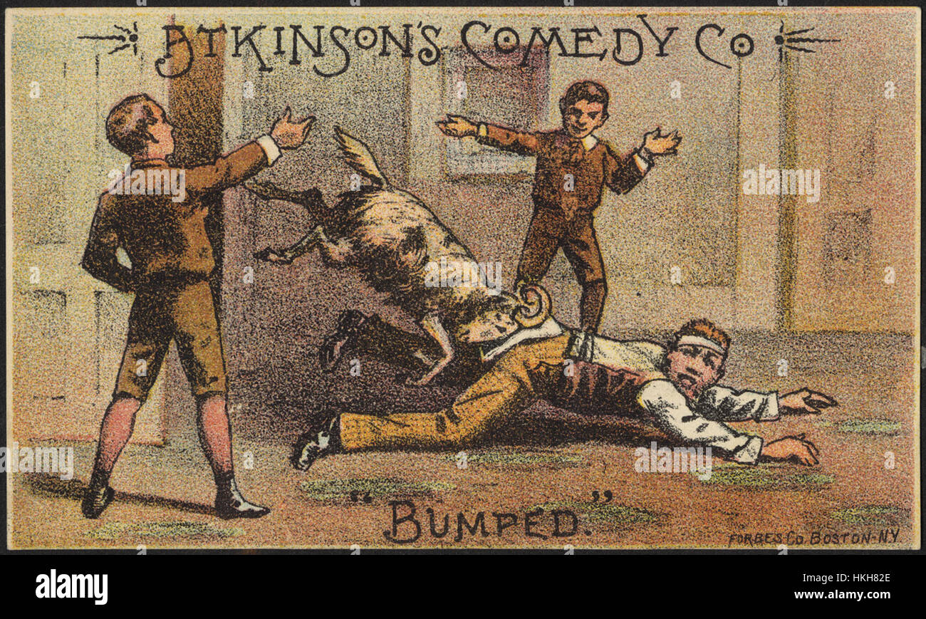 Atkinson's Comedy Co., 'Bumped.' (front Stock Photo - Alamy