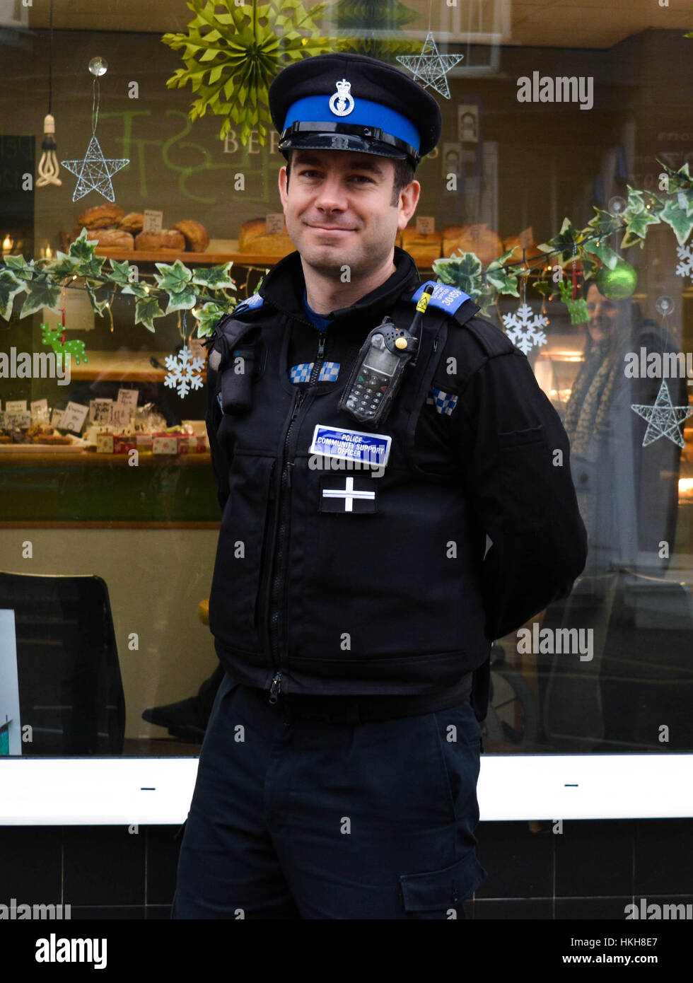 Police Community Support Officer, Cornwall Stock Photo - Alamy