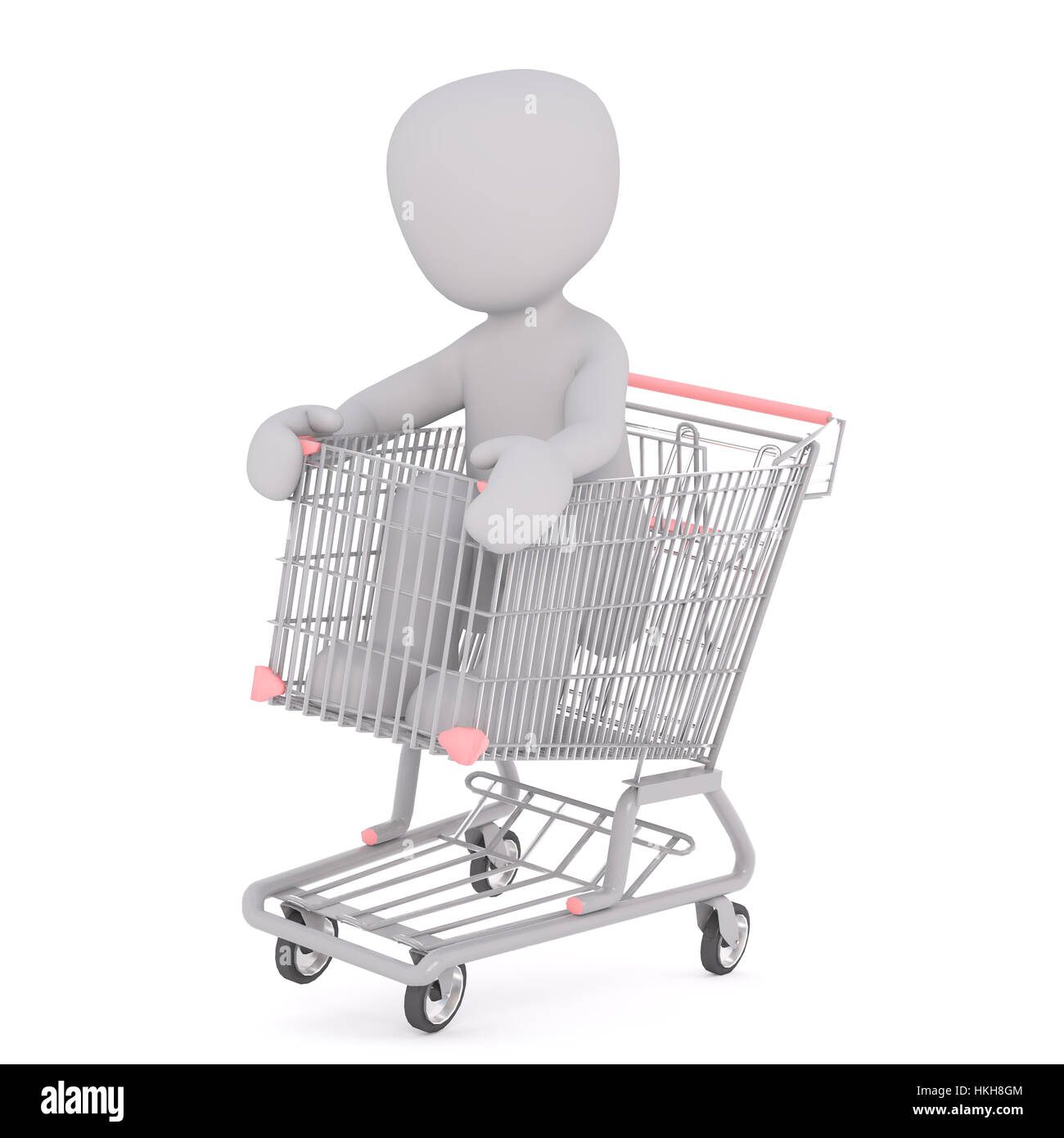 3d figure faceless cartoon man hi-res stock photography and images - Alamy