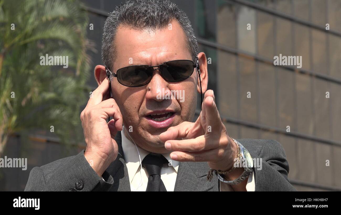 Security Or Fbi Agent Stock Photo - Alamy