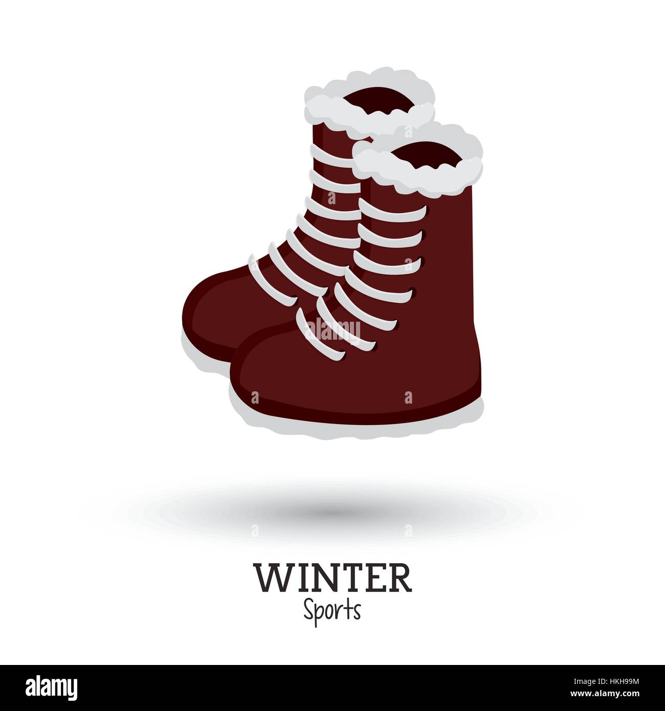 cute boots winter wear shoes Stock Vector Image & Art - Alamy
