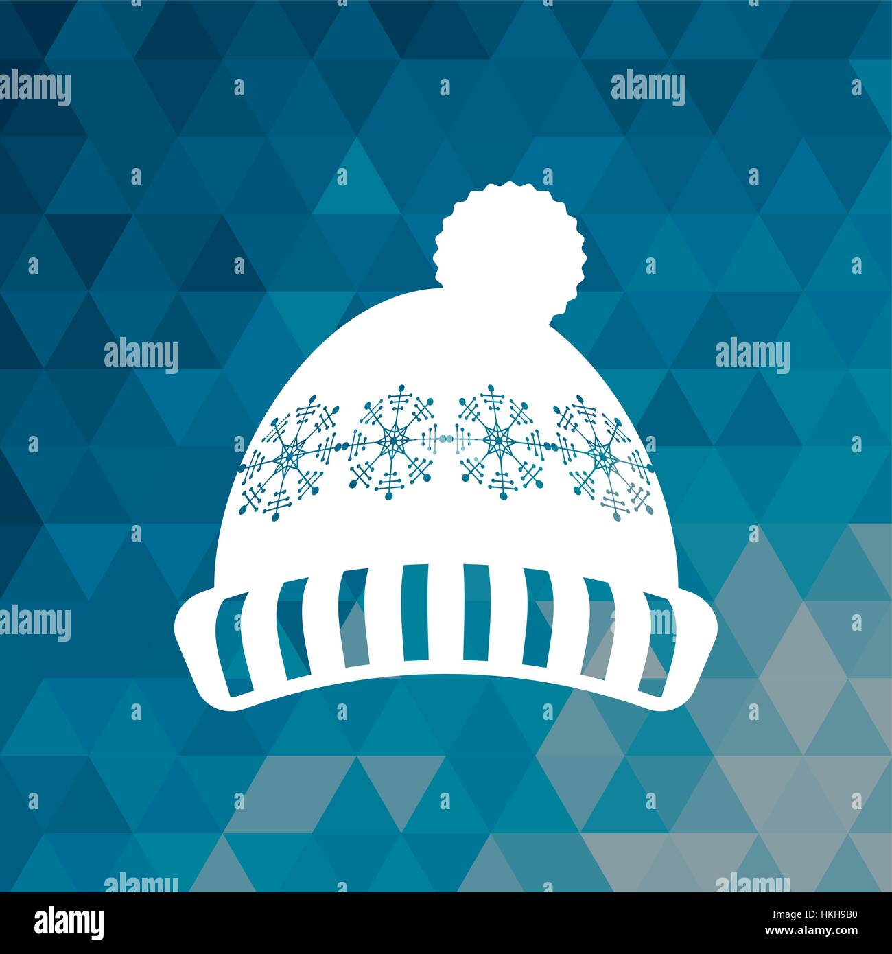 Light blue knit cap Stock Vector Images - Alamy