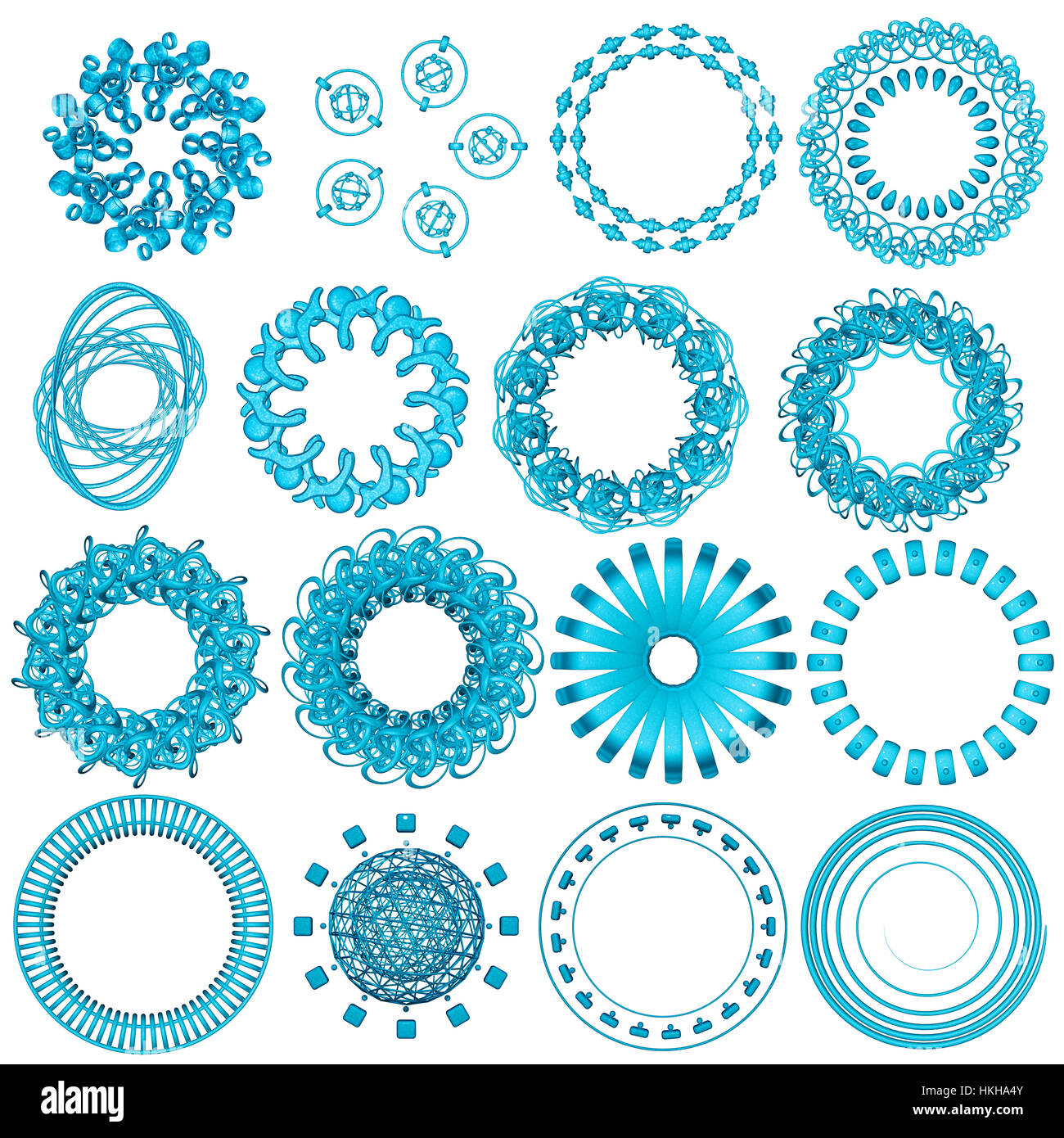 Abstract shapes circles Cut Out Stock Images & Pictures - Alamy