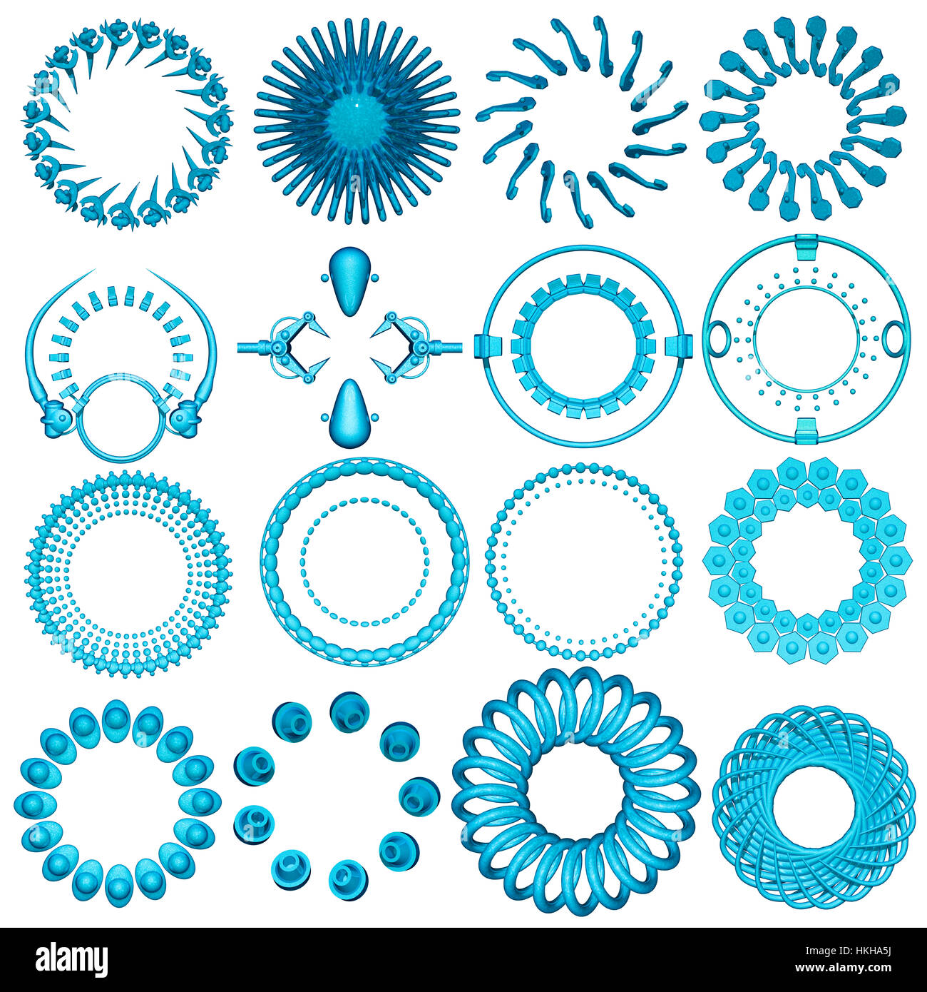 Abstract shapes circles Cut Out Stock Images & Pictures - Alamy