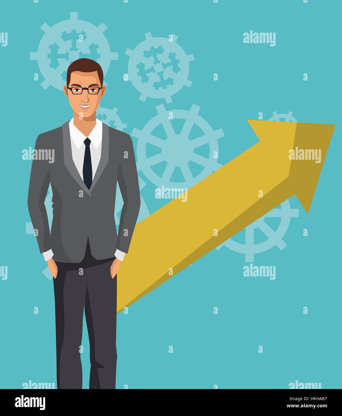 Employee training concept icon cartoon hi-res stock photography and ...