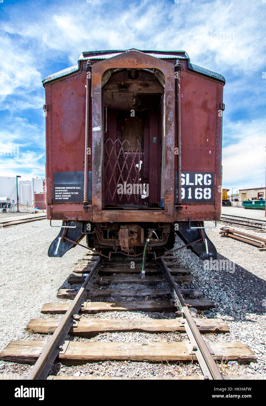 Series of incredibly beautiful, abandoned, rustic trains Stock Photo ...