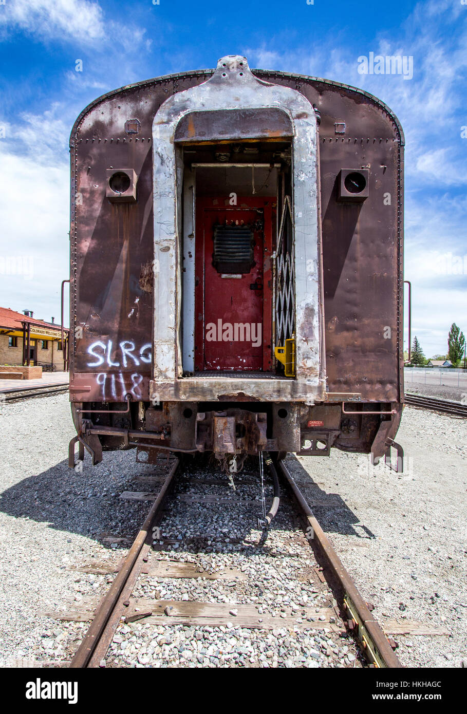 Series of incredibly beautiful, abandoned, rustic trains Stock Photo ...