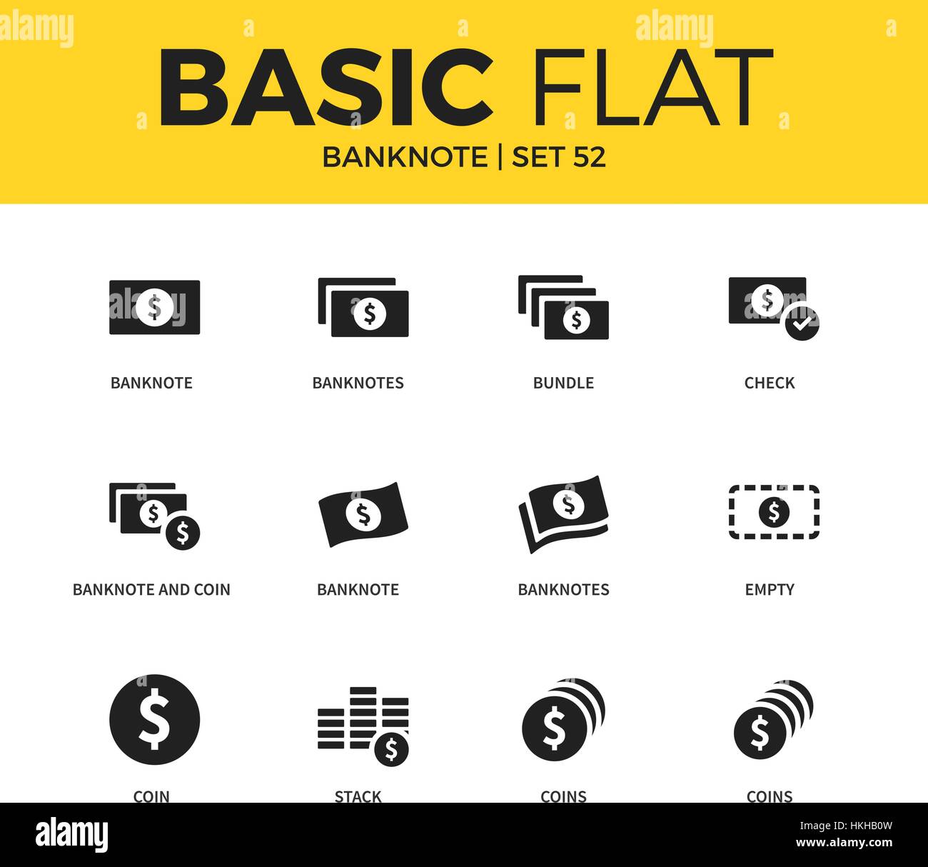 Basic business icons Stock Vector Images - Alamy