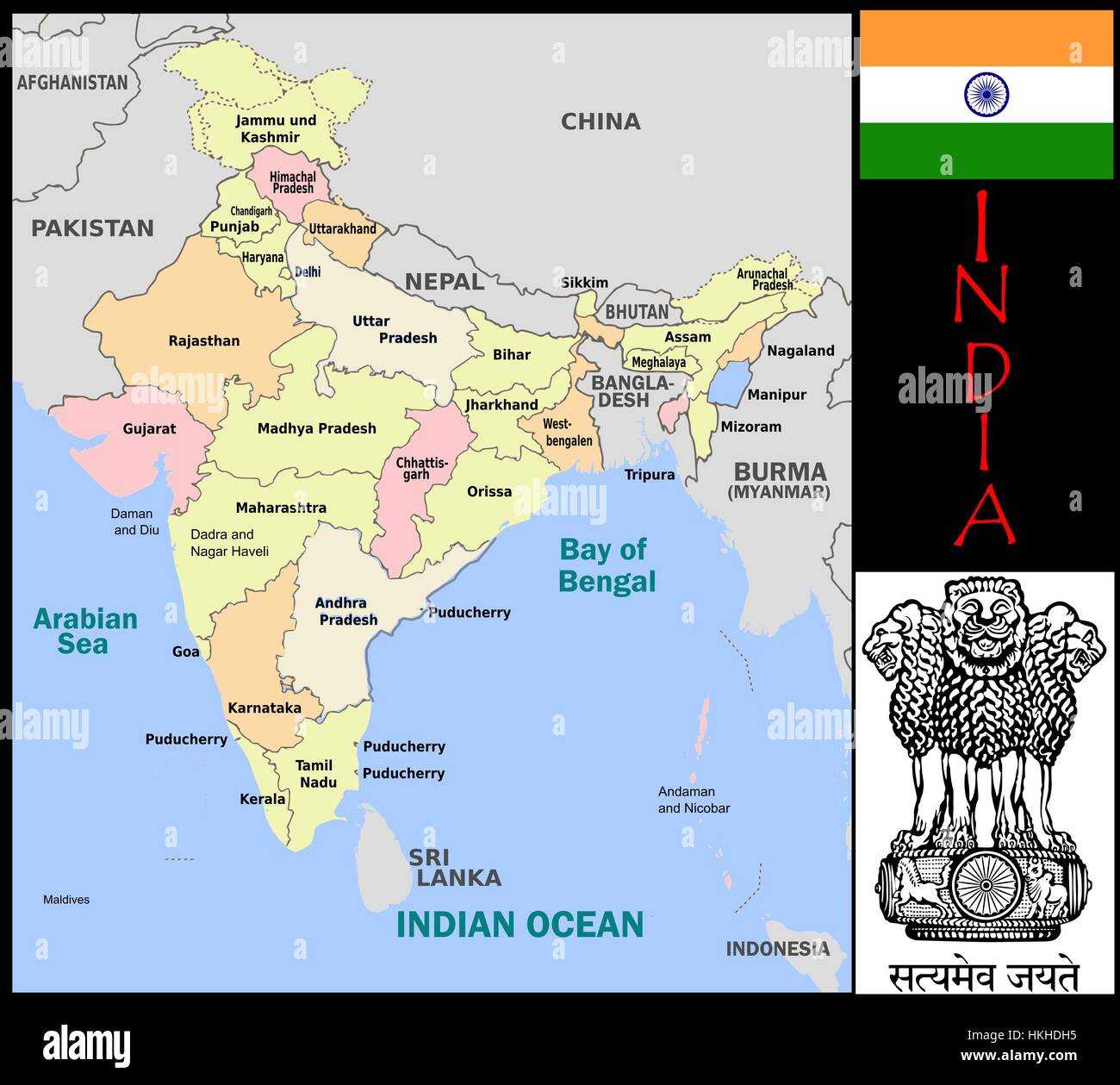New Delhi Location World Map
