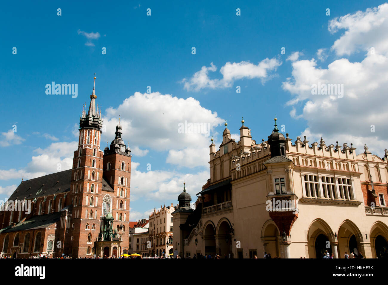 Main Square - Krakow - Poland Stock Photo - Alamy