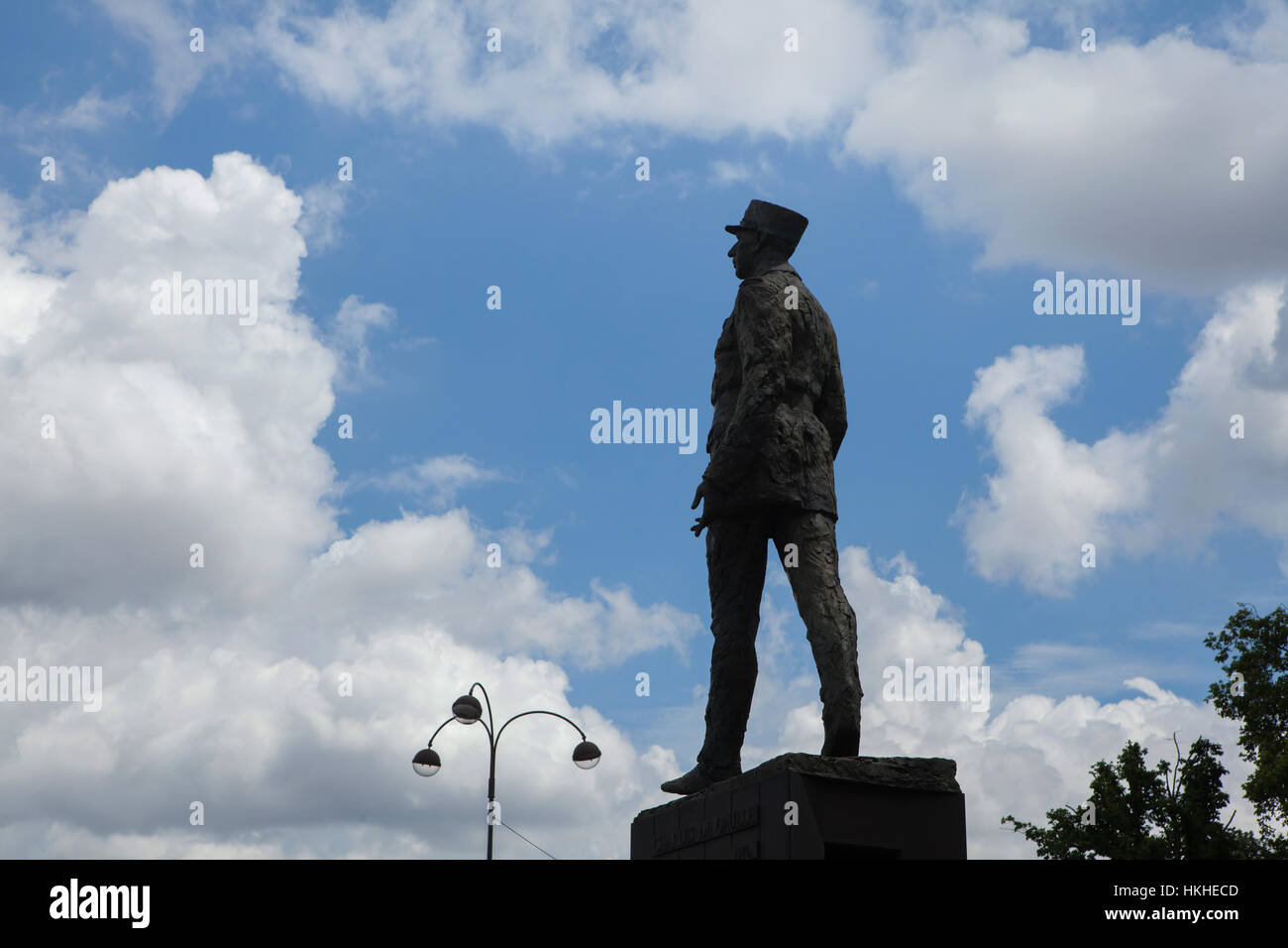 Monument to Charles de Gaulle (2000) by French sculptor Jean Cardot in ...