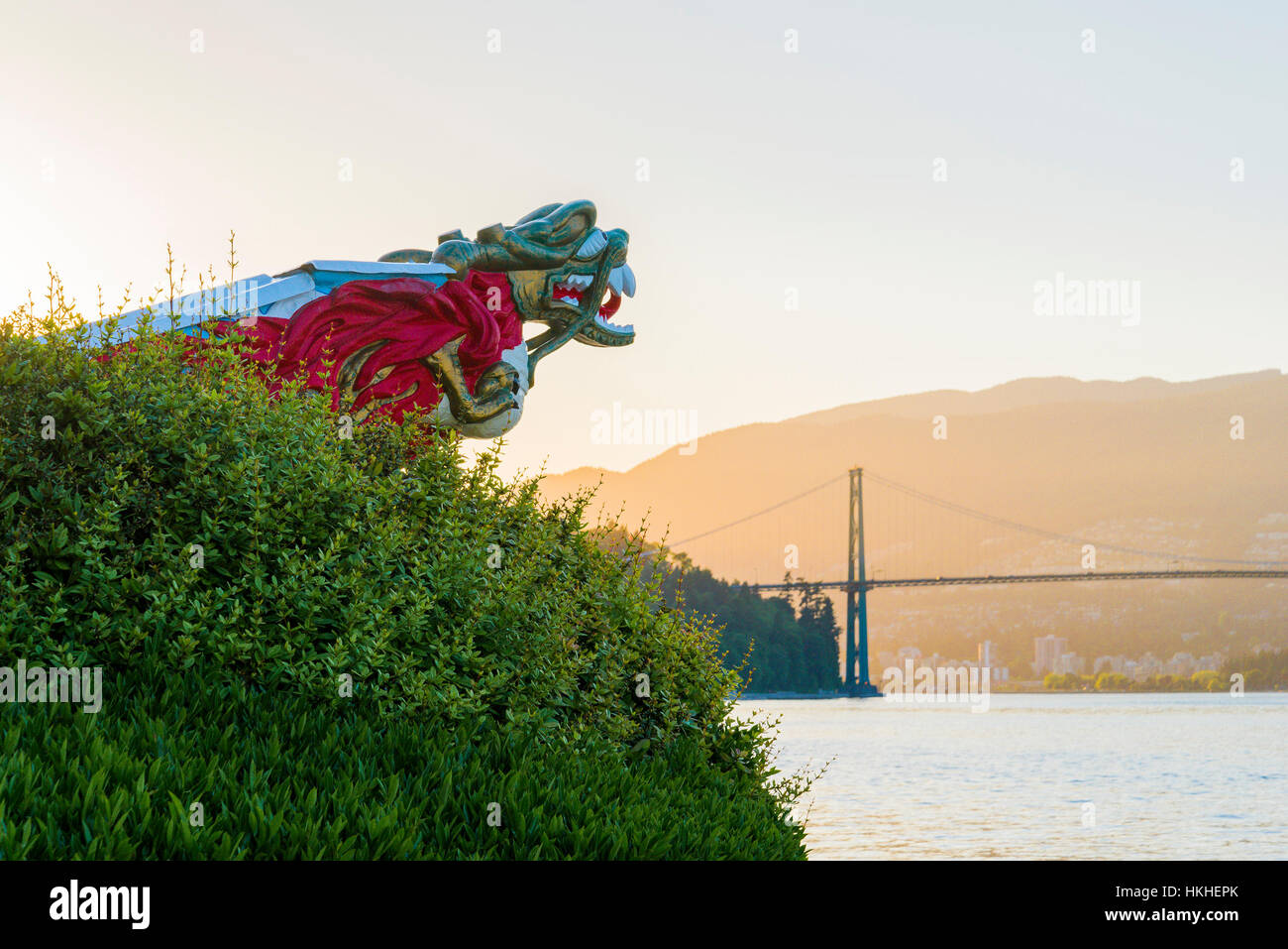 Empress of Japan, ship's figurehead, the Stanley Park seawall ...