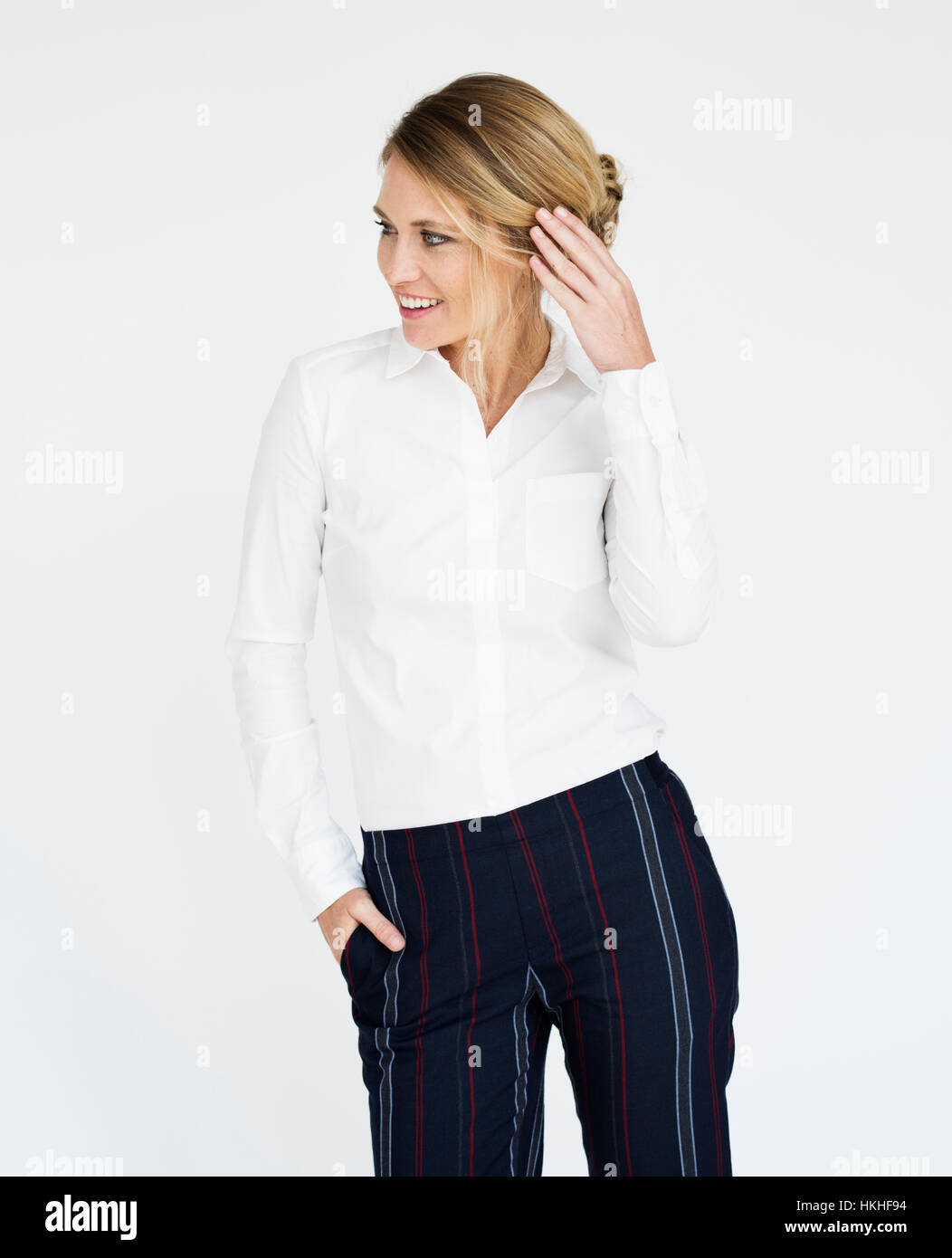 Business Lady Studio Shoot Concept Stock Photo - Alamy