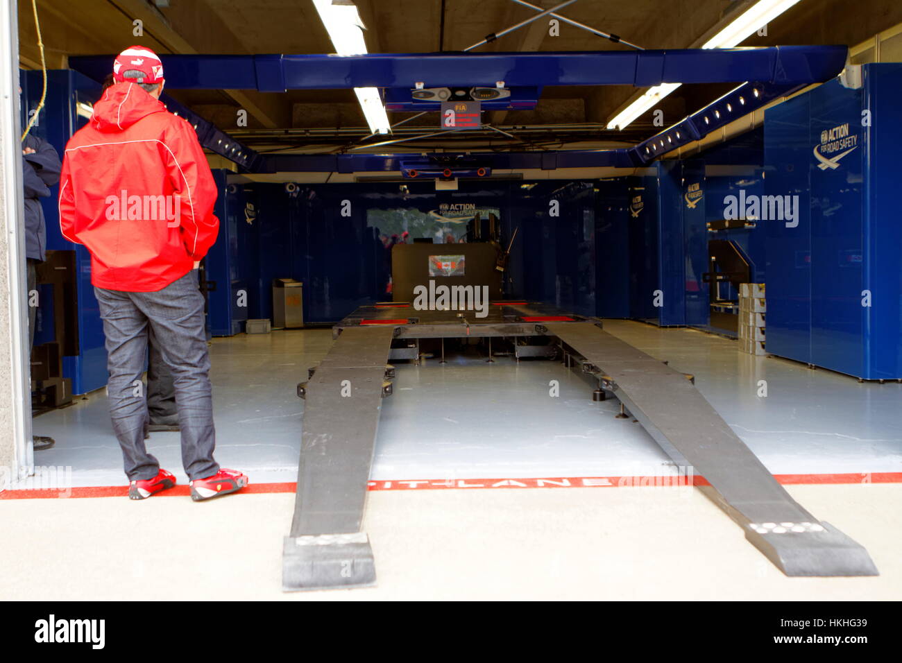 The Canadian Grand Prix F1. scale used to weight the Formula 1 cars at ...