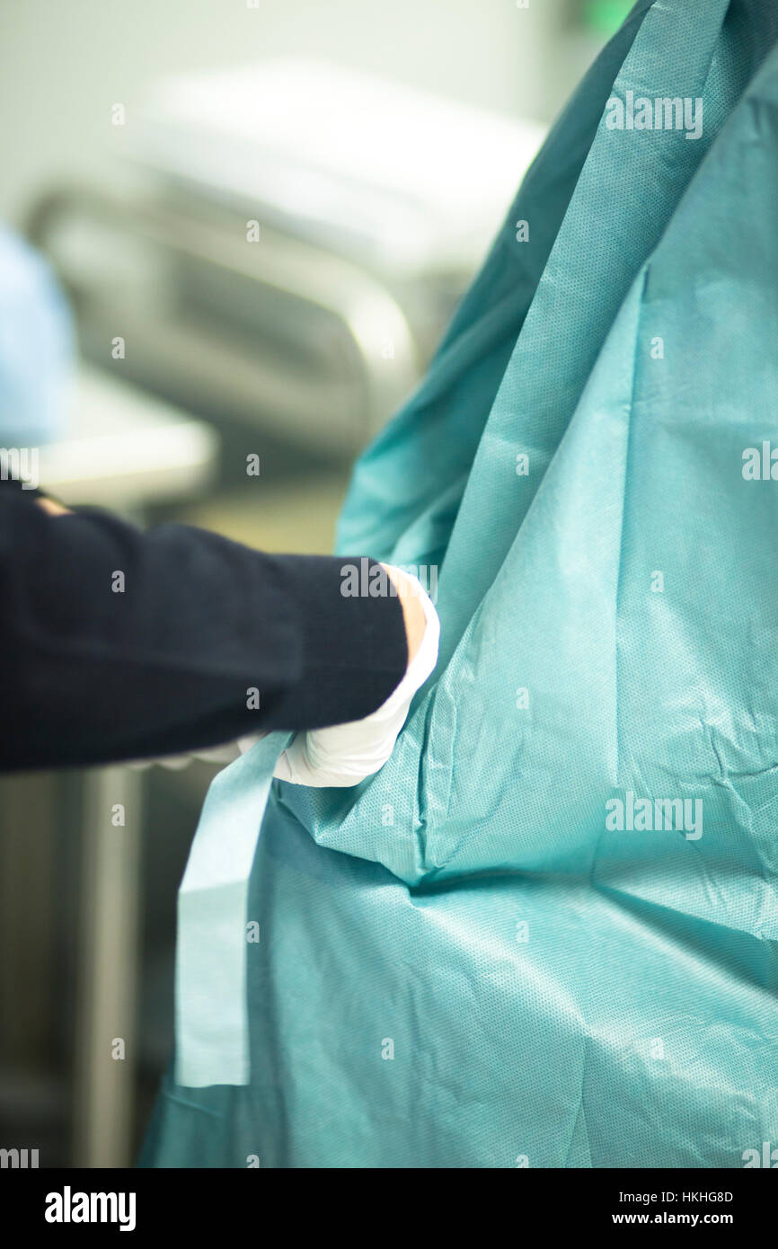 Hospital ward emergency room operating theater and modern equipment ...