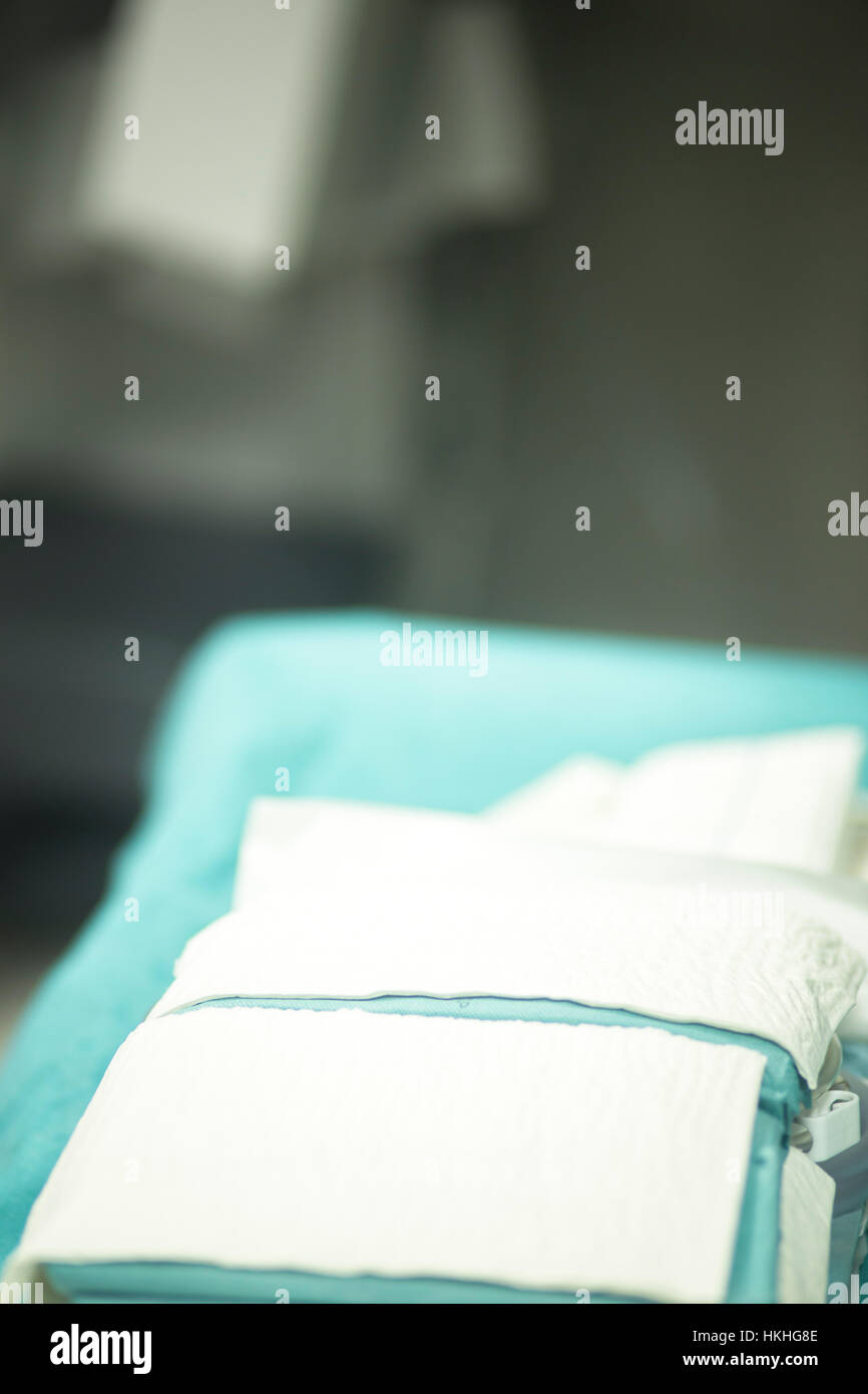 Hospital ward emergency room operating theater and modern equipment ...